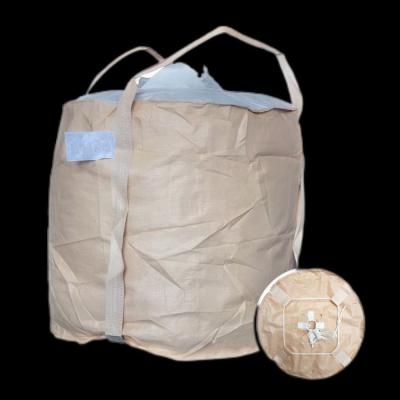 China 2205lb Flexible Bulk Container Basement Type Weak Pink Pp Jumbo Bags for sale
