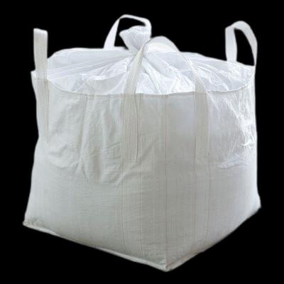 China Building Sand 1.5 Ton Chemical Bulk Bags Round Retractable Disposable Low Weight for sale