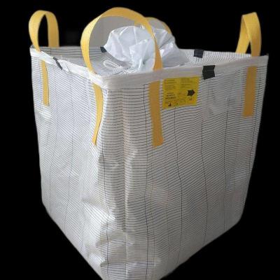 China Slate Chippings Bridge Preloading 1 Tonne Skip Bags Sacks PP Uviofast for sale