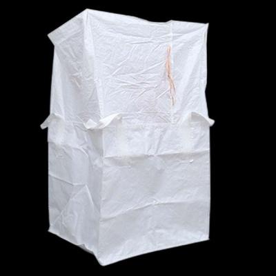 China Fertilizer Feed Shipment Polypropylene Bulk Bags Folding Disposable Side Hanging for sale
