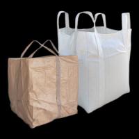 China Disposable Discharging Spout 2 Ton Bulk Bag Duffle Top Weave for sale