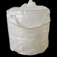 China 90cm Dia 3ton 1 Ton Super Sack Bulk Bags Golden Gravel High Tension for sale
