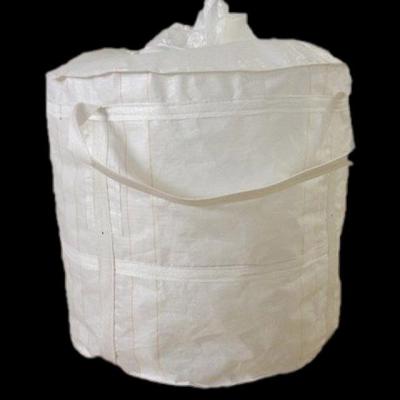 China 90cm Dia 3ton 1 Ton Super Sack Bulk Bags Golden Gravel High Tension for sale