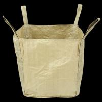 China Brown 90x90x90 Bulk Bags FIBC X Bottom for sale