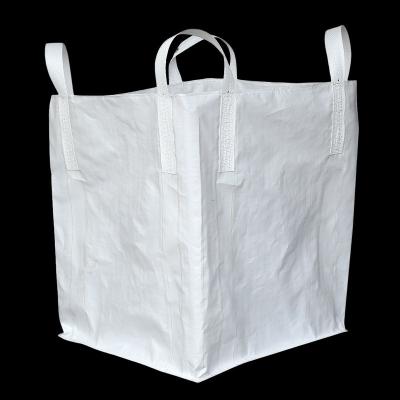China Flexible IBCS Recyclable Cross Corner Bulk Bag 110*110*110cm Side Hung for sale