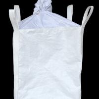 China Antistatic Cross Corner Bulk Bags 3 Ton Jumbo Resealable Bags Rectangular 200gsm for sale