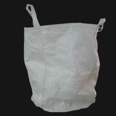 China 170gsm Granular  Circular Jumbo Bag 4 Loop FIBC Humidity Resistant for sale