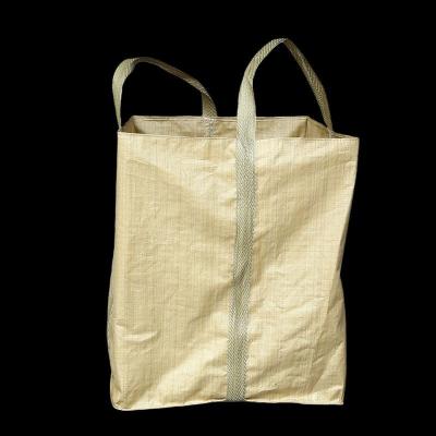 China virgin PP Brown 600kg Circular Jumbo Bag Pallet Small Bulk Bags Round ODM for sale