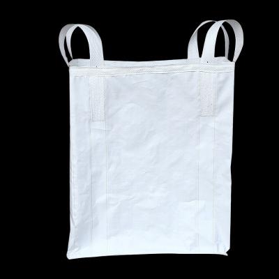 China LDPE Orange Polypropylene Jumbo Flexible Freight Bags 220GSM for sale