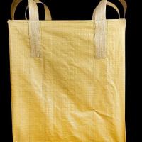 China Carriage Large Dumpy Flat Bottom FIBC Jumbo Bags HDPE Jumbo For Firewood for sale