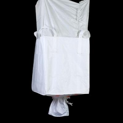 China LDPE Polypropylene FIBC Jumbo Bags Spout Bottom Packaging for sale