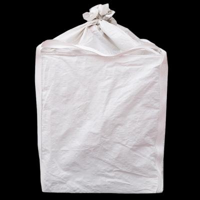 China FIBC Circular Jumbo Bag Duffle Top Bulk Bag 4 Loop UV Treated for sale