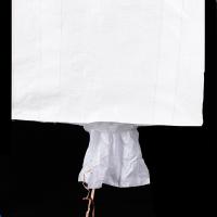 China Pure White Waterproof Spout Bottom Bulk Bags Packaging Rugged 0.5ton To 3ton for sale