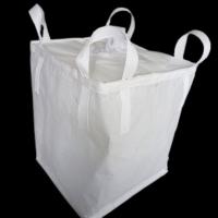China 1102Lbs Cube Building Sand Bulk Bags FIBC Granular Goods And Waste for sale