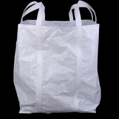 China 4 Loop Baffle Bag FIBC Ton Bags Reinforcement Single Use Plain Sewing for sale