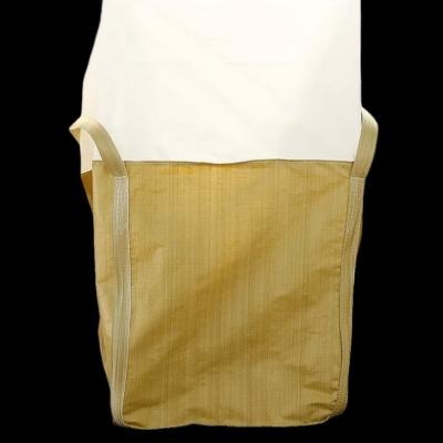 China 2000kg Heavy Duty Bulk Bag Duffle Top Woven Rubble Sacks 220GSM for sale