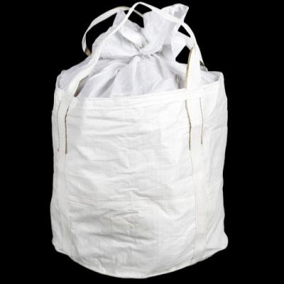 China 160gsm PP Circular Jumbo Bag Accordion Type Antitear With Chain Sewing for sale