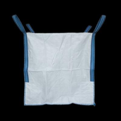 China Collapsible Wickes ISO 9001 Building Sand Jumbo Bag 2205Lbs White And Bule for sale