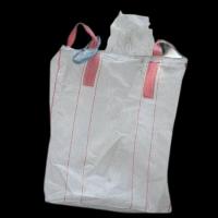 China Flexible Container Bags 1000pcs/ Bale Poly Construction Bulk Bags Grid Bottom for sale