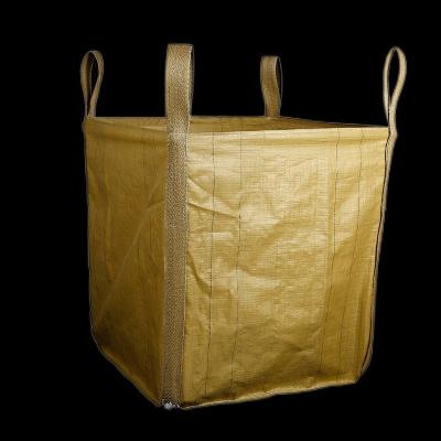 China Antistatic Flexible Bulk Container Empty 35in Tetragonum Cubic Yard Bags for sale