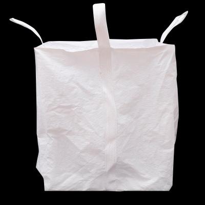 China 500KG Collapsible Reuse Flexible Freight Bags Tetragonum Bulk For Feed Loading for sale