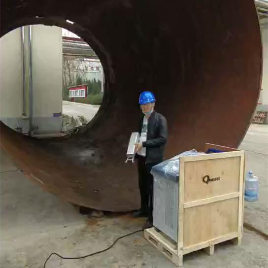 news-200W Laser cleaning machine working in factory of client-QUESTT-img