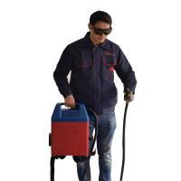China Portable Air-Cooled Backpack Laser Cleaner for Rust Oxide Painting Coating with 24 Months Gurranty for sale