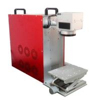 China 20W 30W 50W Fiber Laser Marking Machine for sale