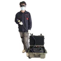 China 100w Suitcase Portable Fiber Laser Cleaning Machine Outdoor Remote Operation for sale