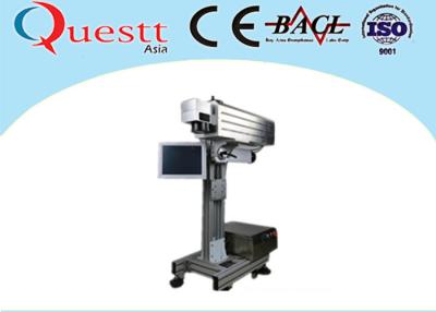 China 30W Flying Laser Marking Machine For Bottles On Conveyor Automation Line for sale