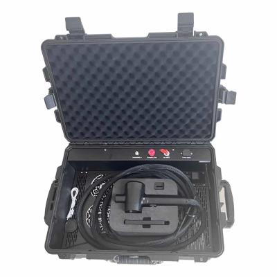 China Pulse 200w 300w Suitcase Fiber Laser Cleaning Machine Rust Removal Machine for sale