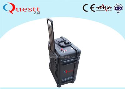 China Mini 50W 100W Suitcase Laser Rust Removal Equipment For Historical Sculpture for sale