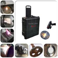 China Mini Suitcase Laser Rust Remover Machine For Historical Sculpture for sale