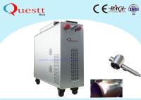 China 100W Fiber Laser Cleaning Machine With Double Scanner Head Different Output Laser Beam for sale