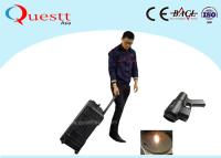 China Portable Clean Laser Equipment Suitcase 100W Fiber Laser Rust Removal Machine for sale