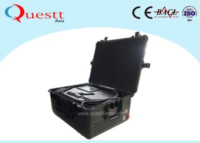 China AC220V 100W Fiber Laser Rust Removal Machine With 2D Scanner Head for sale