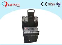 China Portable 200W 100W MOPA Laser Rust Removal Machine for Cleaning Metal for sale