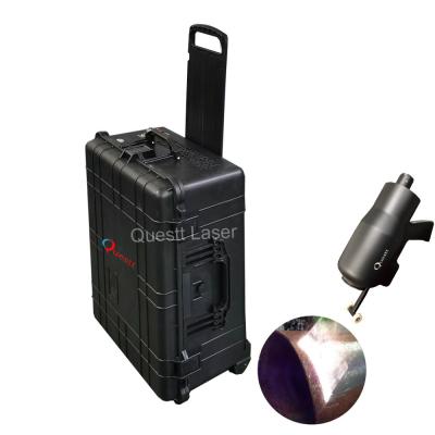 China Metal Rust Removal Fiber Laser Cleaning Machine Compact Derusting Lens 100w 2000w for sale