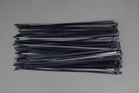 China 3*60-200mm White Nylon Cable Tie Soft Touch Custom Made Low Profile for sale