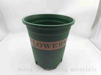 China Series 4 Green Plastic flower pots 1 gallon for sale