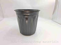 China Series 8 Black plastic plant pot BN210 for sale