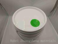 China Series 1  Plstic Buckets white 15L for sale