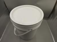 China Series 8  Plastic Round Buckets white,tangerine 20L for sale
