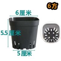 China Series 11  Plstic flower pots square black for sale