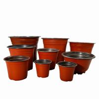 China Series 2 Red plastic plant pot BN170 for sale