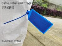 China Self locking  Wire Marker Tags Nylon Plastic Cable Tie Tags for transportation for sale