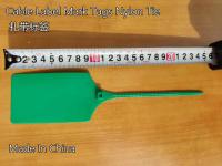 China Self locking  Wire Marker Tags Nylon Plastic Cable Tie Tags for transportation for sale