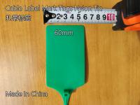 China Self locking  Wire Marker Tags Nylon Plastic Cable Tie Tags for transportation for sale