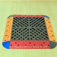 China 2.8mm Plastic Bathroom Flooring Plastic Walkway Mesh Height 28mm for sale