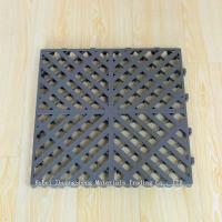 China 2.8mm Plastic Bathroom Flooring Plastic Walkway Mesh Height 28mm for sale